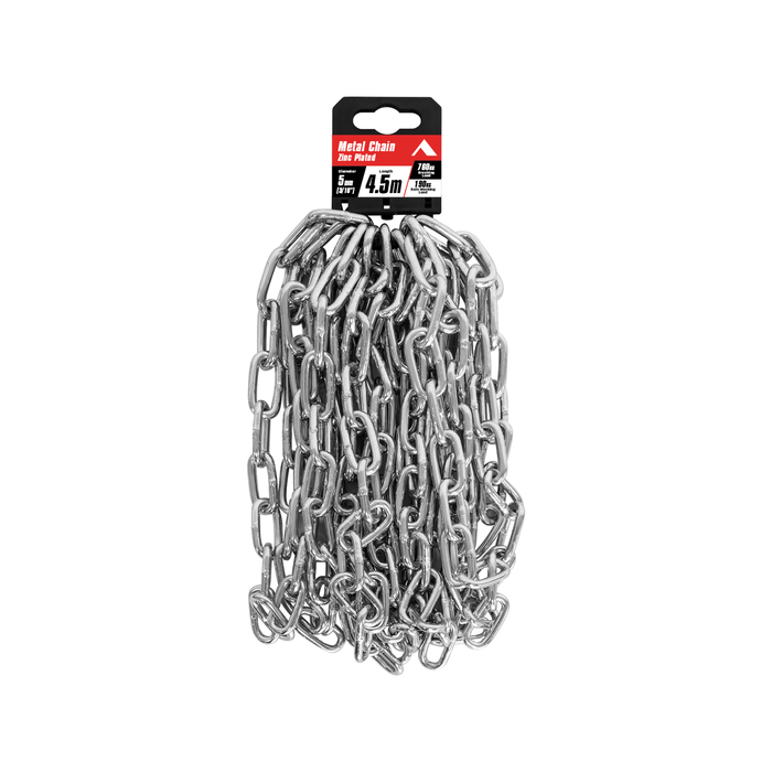 Pinnacle 5mm 3/16" x 4.5m Zinc Plated Chain - Bunnings Australia
