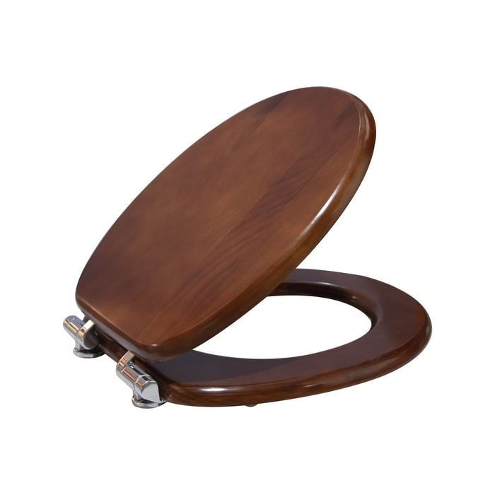 Mondella Colonial Oak Timber Toilet Seat - Bunnings Australia