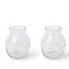 2PK E Style 13cm Glass Gabbie Flower Vase Decor - Clear - Bunnings ...