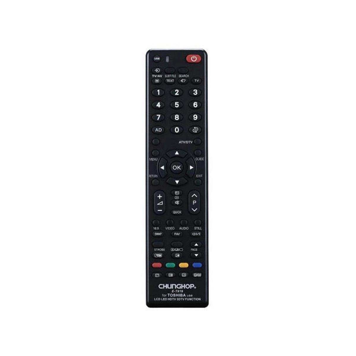 Chunghop Universal Tv Remote Control Compatible With Toshiba Lcd Smart ...