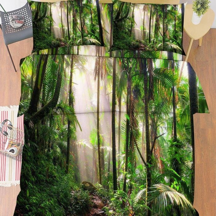 3D Rainforest 26 Bedding Set Pillowcases Quilt Duvet Cover Set Queen ...