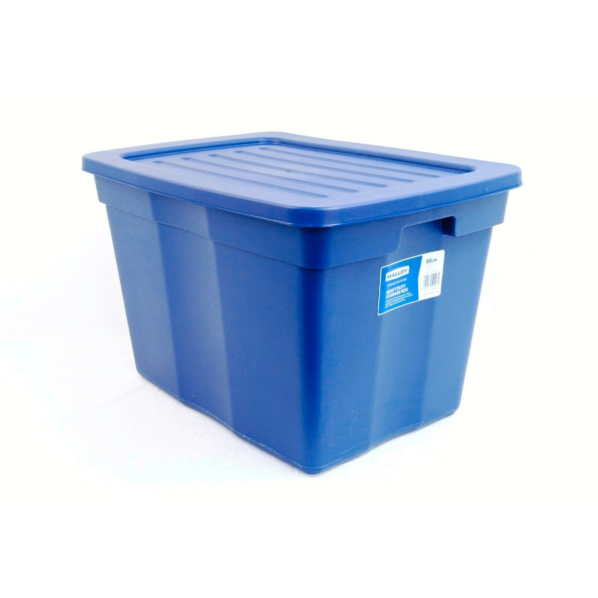 Malloy Storage Box Platinum 80L Blue - Bunnings New Zealand