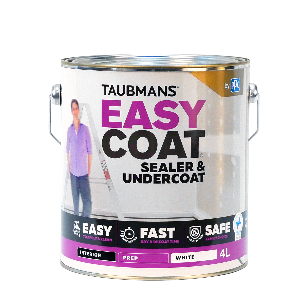 Taubmans 4L White Easycoat Prep Sealer And Undercoat - Bunnings Australia