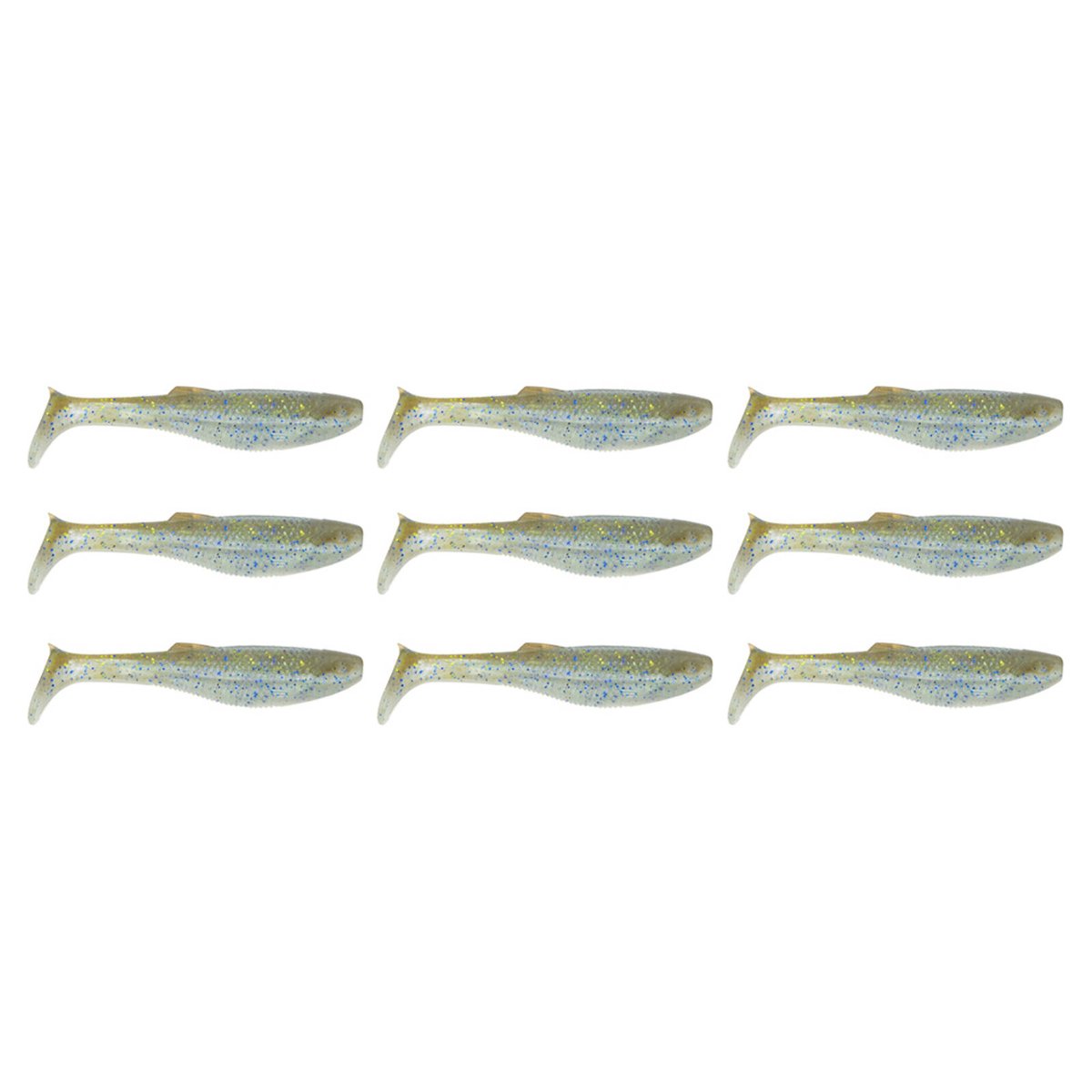 3x 3PK 5.5In Rapala Crush City Heavy Hitter Plastic Paddle Tail Lures ...