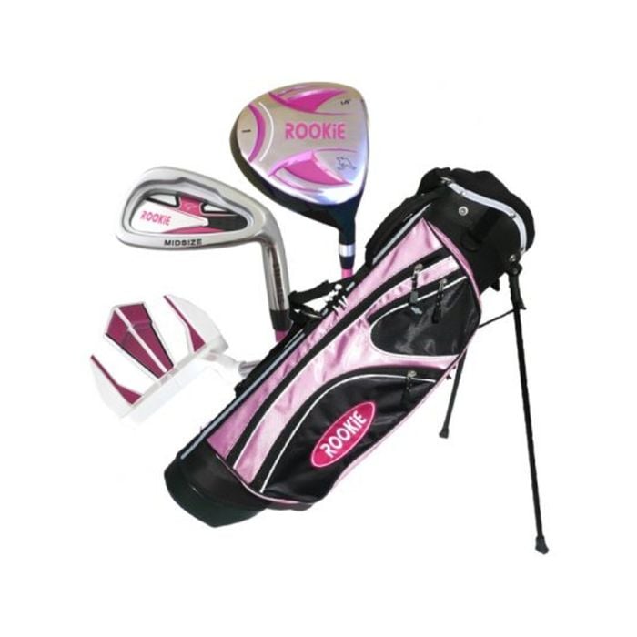 Rookie - Girls Golf Set RH - 4 Pce Pink 7 to 10 YRS - Bunnings Australia