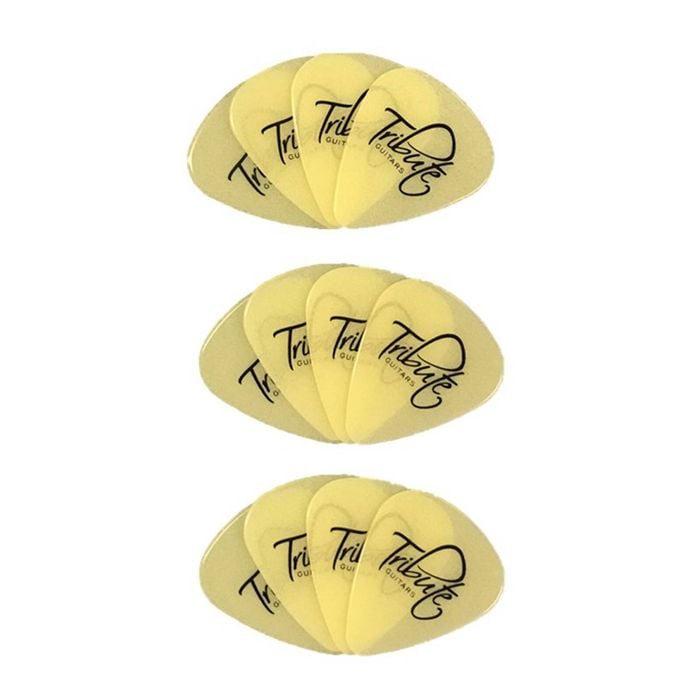 12pc Tribute Glow Guitar Plectrum Picks Medium 0.74mm - Bunnings Australia