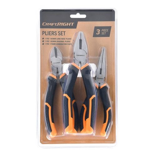 Craftright 600 Plier Sets - 3 Piece - Bunnings New Zealand