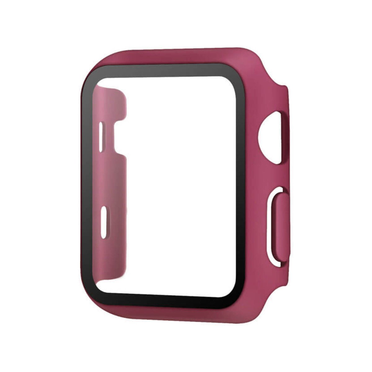 Apple Watch Full Glass Cover Watch Case 44MM Rose Red - Bunnings Australia