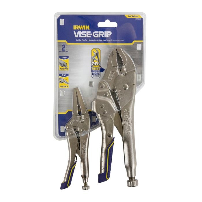 Irwin Vise Grip 2 Piece Fast Release Locking Pliers Set Bunnings Australia