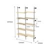 Flexi Storage Studio Black And Oak 2 Bay 10 Wall Shelf Kit - Bunnings ...