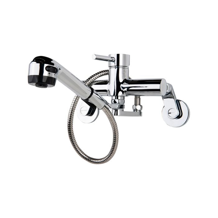 Quoss Chrome Reno Transformer Freedom Single Flick Mixer With 1/2" Male ...