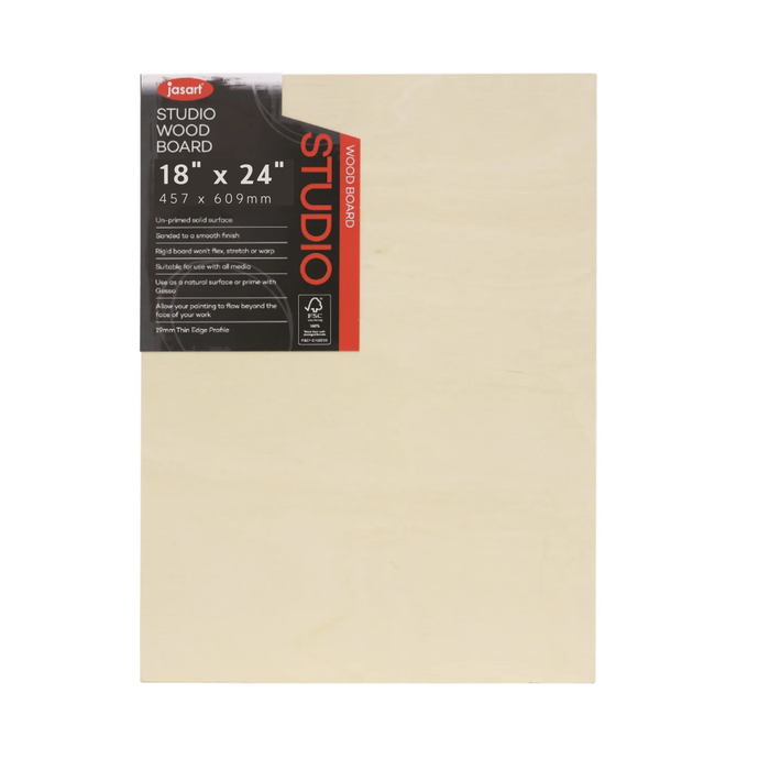 Jasart 18 x 24 1 1/2" Thick Edge Studio Artist Board - Bunnings New Zealand