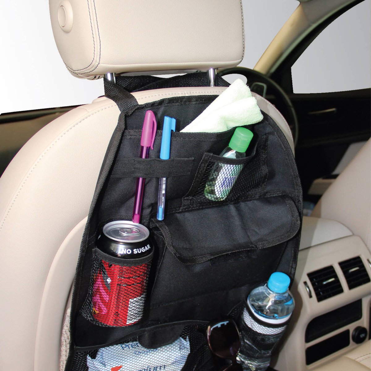Car Back Seat Organiser Travel Storage Bag Pouch Holder Kid Baby Bag ...
