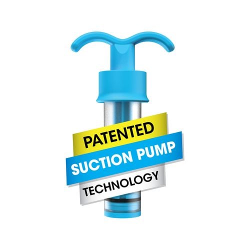 Fusion-Loc Black Matte Suction Liquid Soap Dispenser - Bunnings Australia