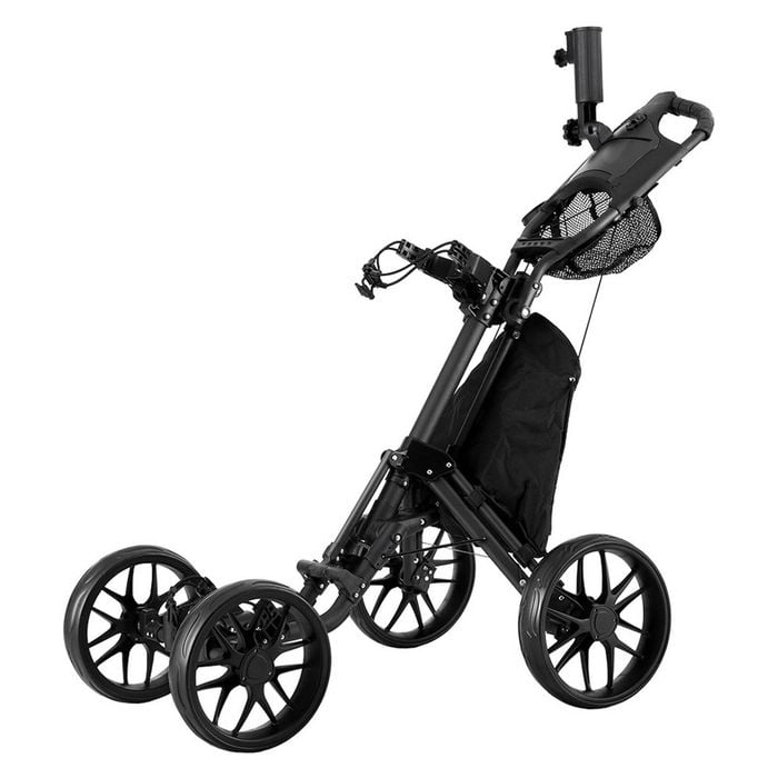 Everfit Golf Buggy Foldable Trolley Golf Cart Wheels Umbrella Bottle ...
