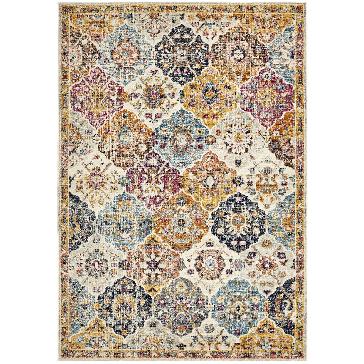 Gallery 861 Rust 230X160Cm Rug - Bunnings Australia