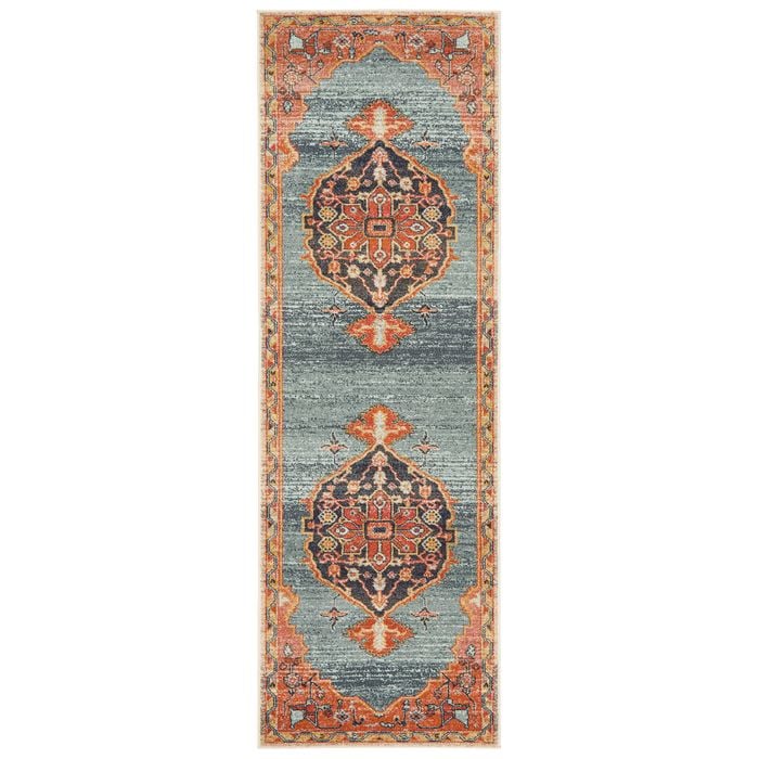Heritage 862 Rust 400X80Cm Rug - Bunnings Australia