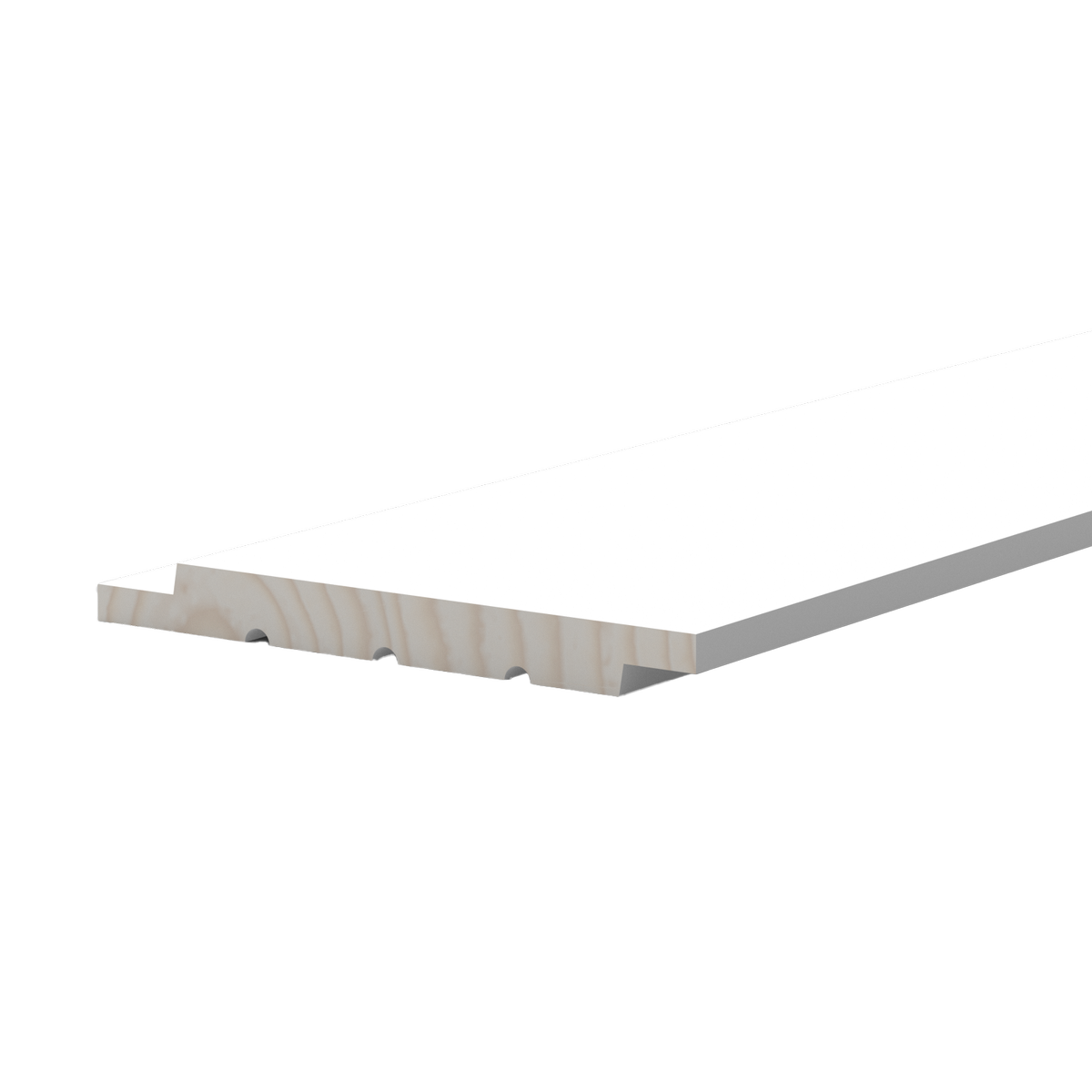 133 x 13mm 5.4m White Primed FJ Pine Shiplap Lining Board - Bunnings ...