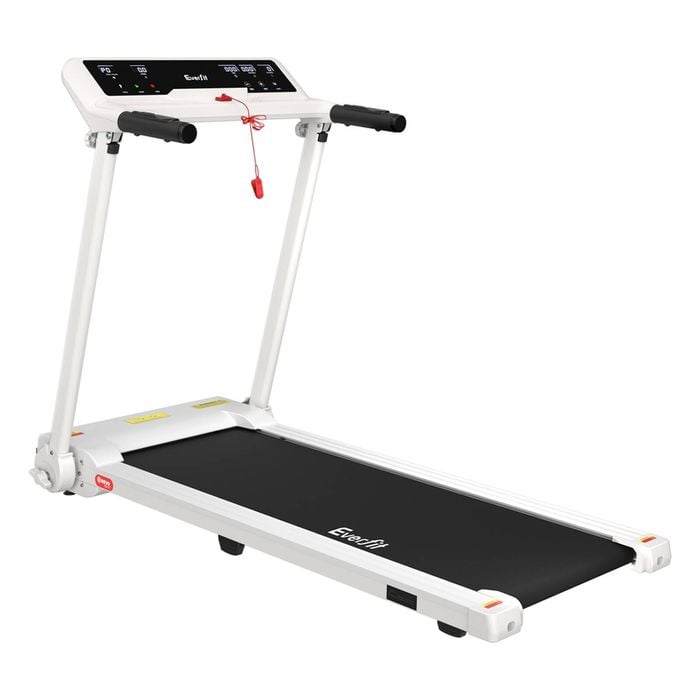 Everfit Treadmill Electric Foldable 450mm White - Bunnings Australia