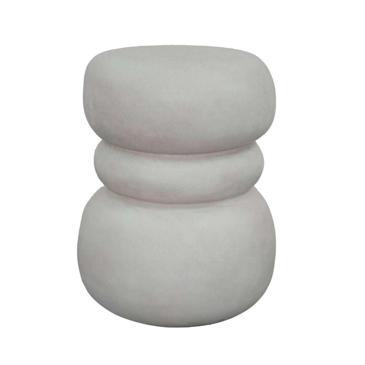 Modern Furniture ROCCO 37cm Indoor & Outdoor Side Table Stool - White ...