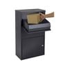 Sandleford 75cm Black Matte York Parcel Letterbox - Bunnings Australia