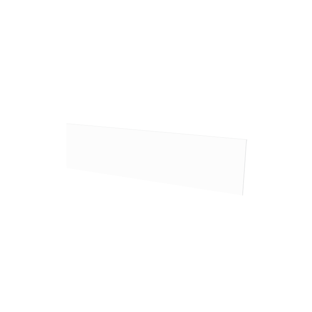 Vistelle 1200 x 300 x 4mm Salt High Gloss Acrylic Vanity Splashback ...