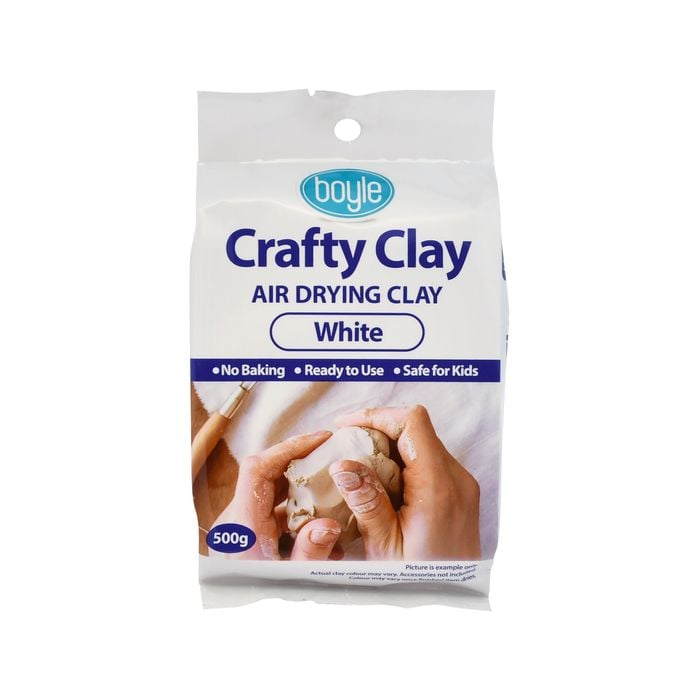 Boyle 500g White Air Drying Crafty Clay - Bunnings Australia