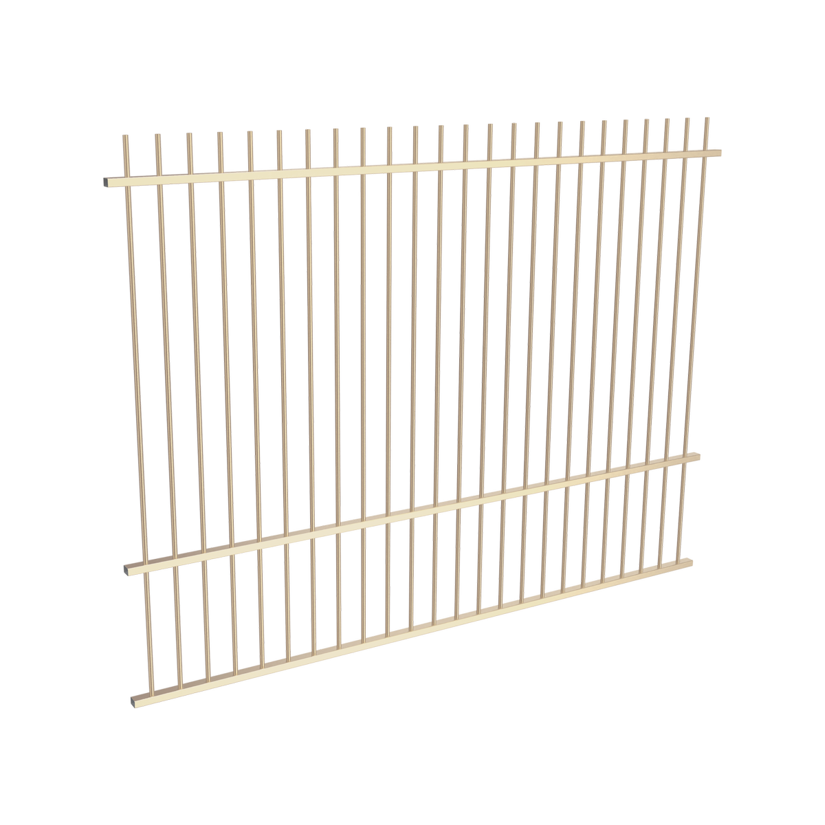 ProtectorAl 2400 x 1800mm Primrose Aluminium Picket Top Pool Fence ...