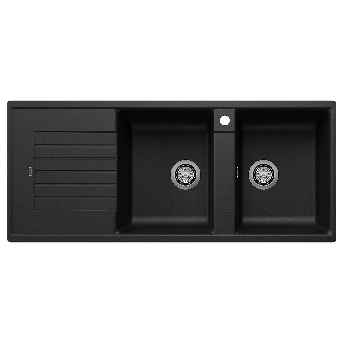 BLANCO Black Silgranit ZIA 8S Double Right-Hand Bowl 528033 - Bunnings ...