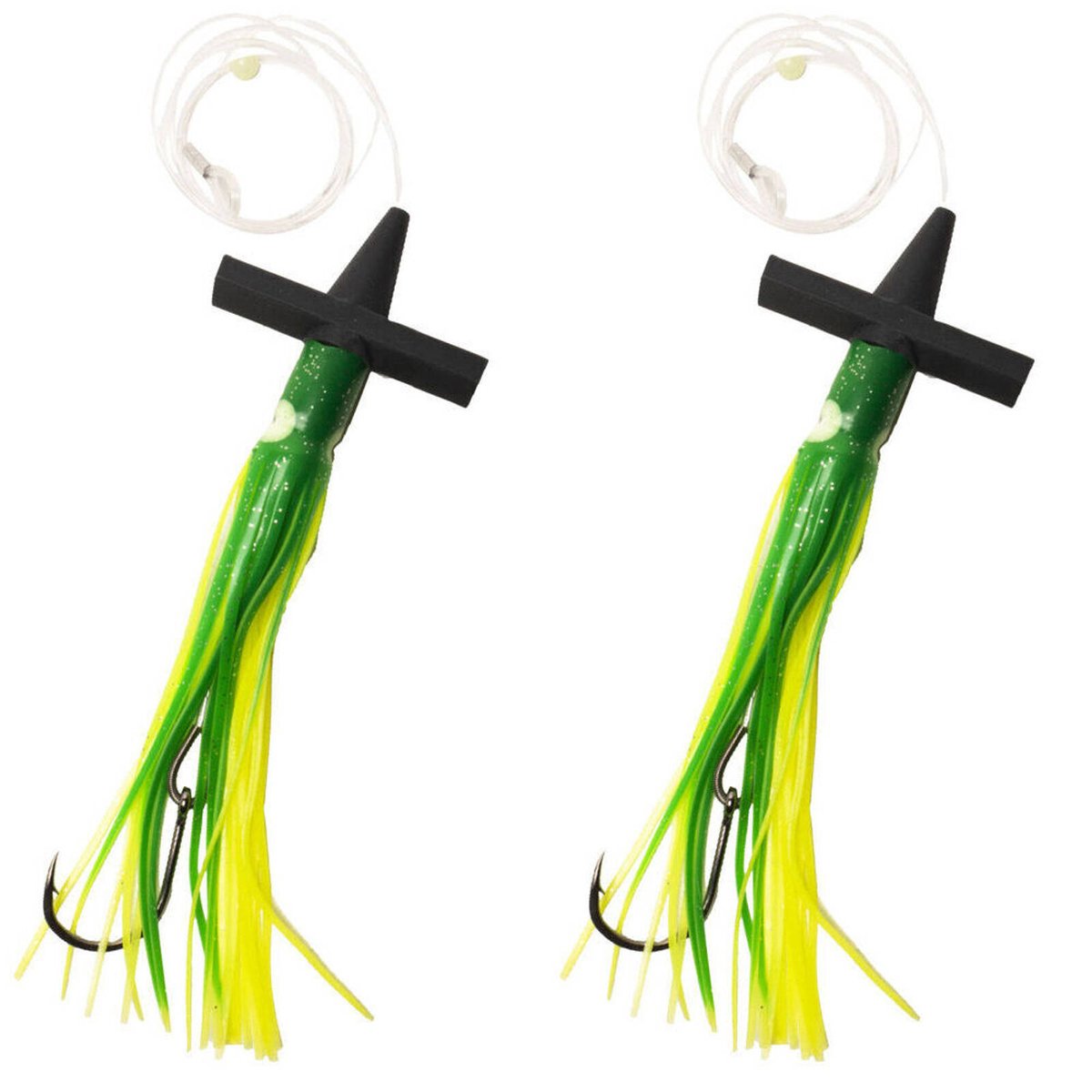 2PK Sea Pro Skirt Teaser Rigged Offshore Trolling Fishing Teaser 9 In ...