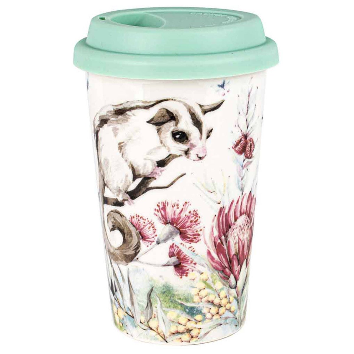 Flora & Fauna Decorative Possum Travel Mug Cup 290ml - Bunnings Australia