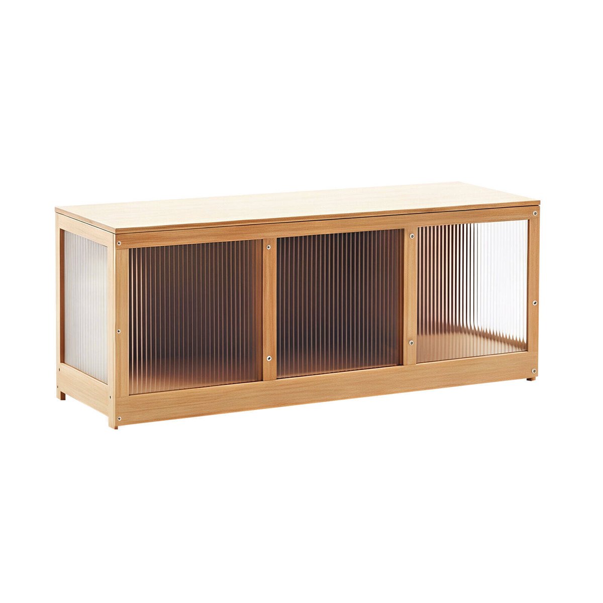 Lauft Bamboo Wooden Storage Bench, Blanket Box Storage, Versatile Floor ...
