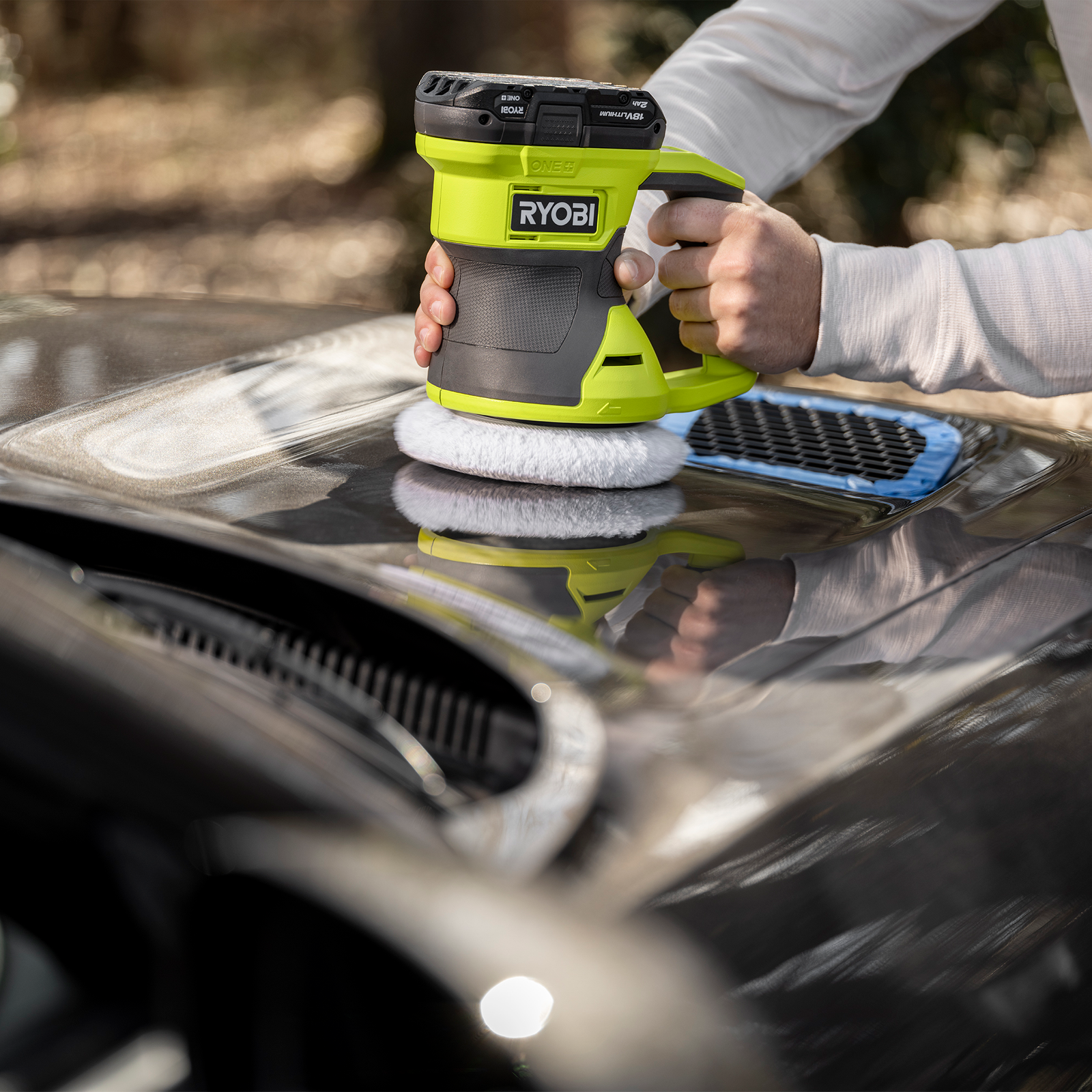 Ryobi 18V ONE 150mm Random Orbital Buffer Polisher Tool Only Bunnings New Zealand