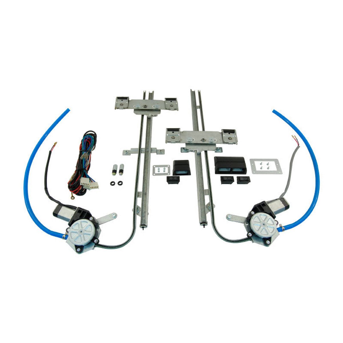 Cal Custom Electric Power Window 2 Door Kit, Suits Flat Glass Only ...