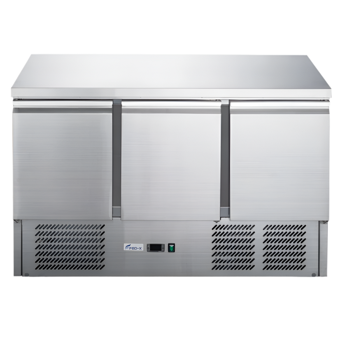 FED-X Stainless Steel Compact Workbench Fridge Static Cooling 218L ...