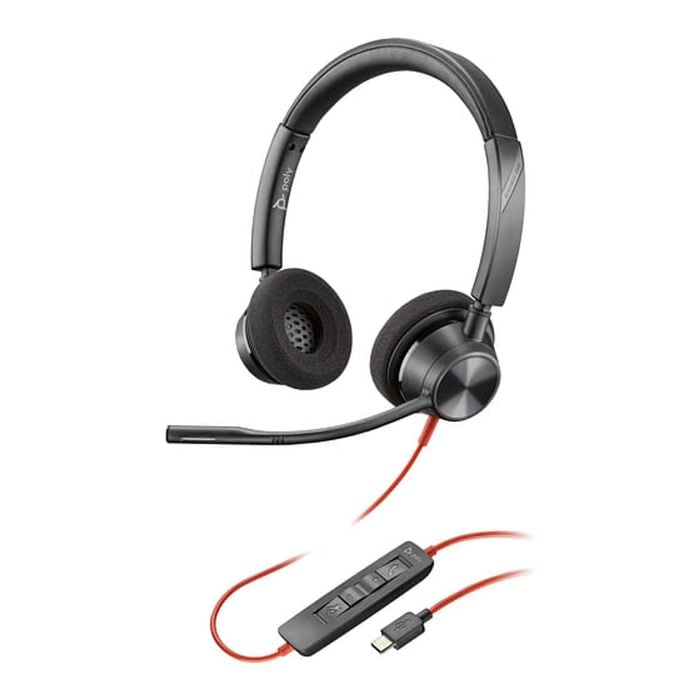 HP Poly Blackwire 3320 Stereo USB-C Headset [8X219AA] - Bunnings Australia