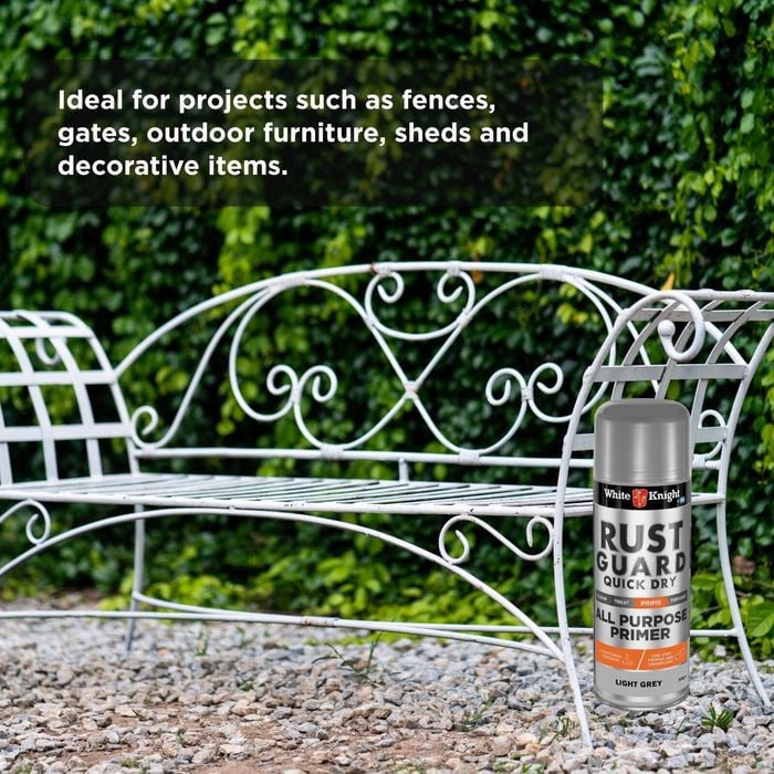 White Knight Rust Guard 300g Light Grey All Purpose Primer Quick Dry ...