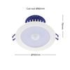 DETA 92mm Multi-Power Tri-Colour Non-Dimmable PIR Sensor LED Downlight ...
