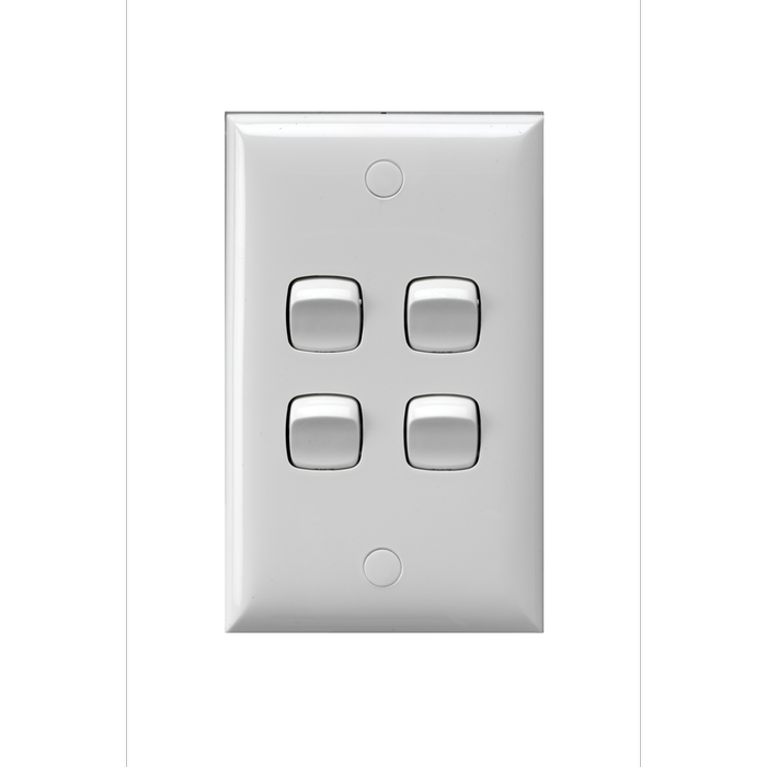 HPM 4 Gang Wall Switch - Bunnings Australia