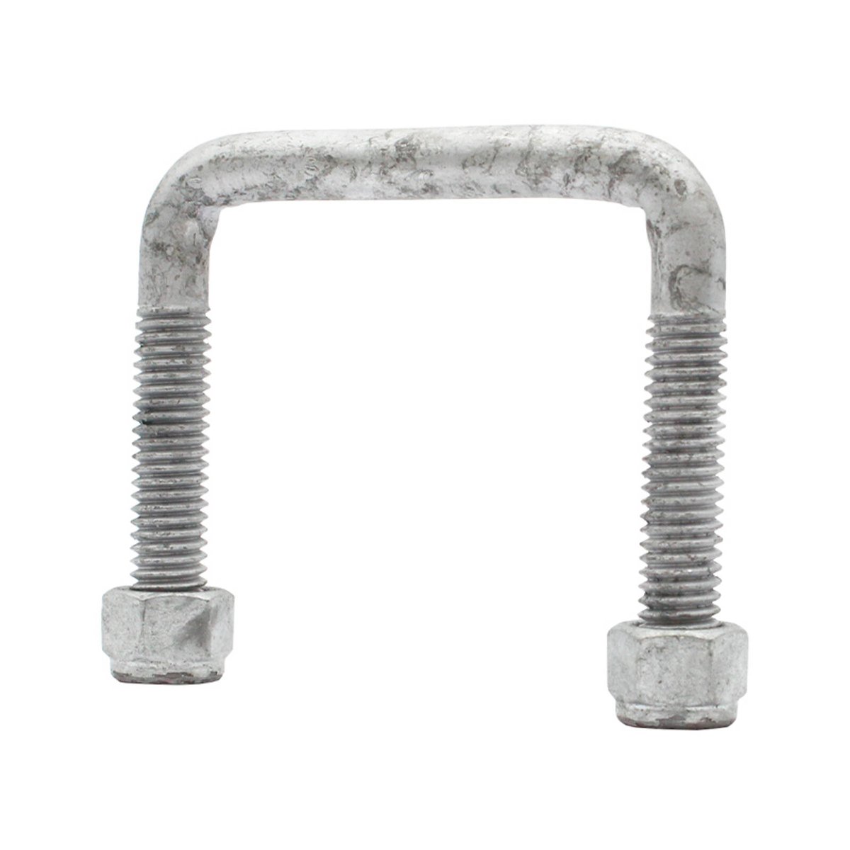 Sunrise U-bolts With Nyloc Nut 1/2" Galvanised - 75mm Square, 75mm ...
