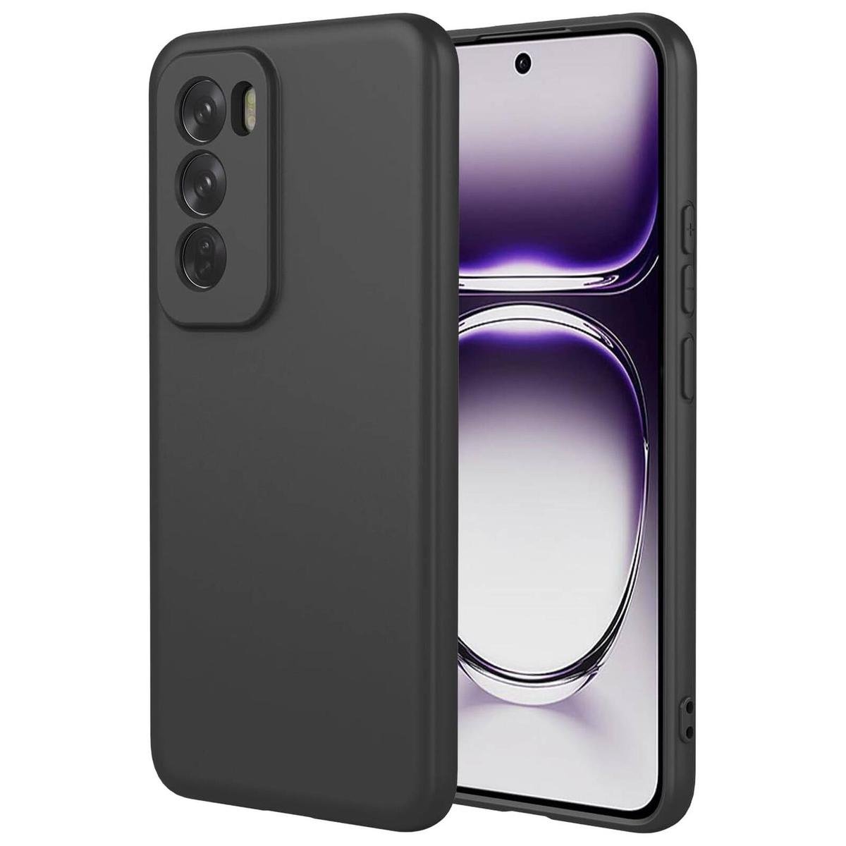 MEZON OPPO Reno12 Pro 5G Slim Black Lightweight TPU Gel Back Case ...