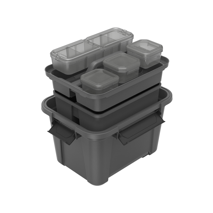 Ezy Storage Small Bunker Tough Lidded Box - Bunnings Australia