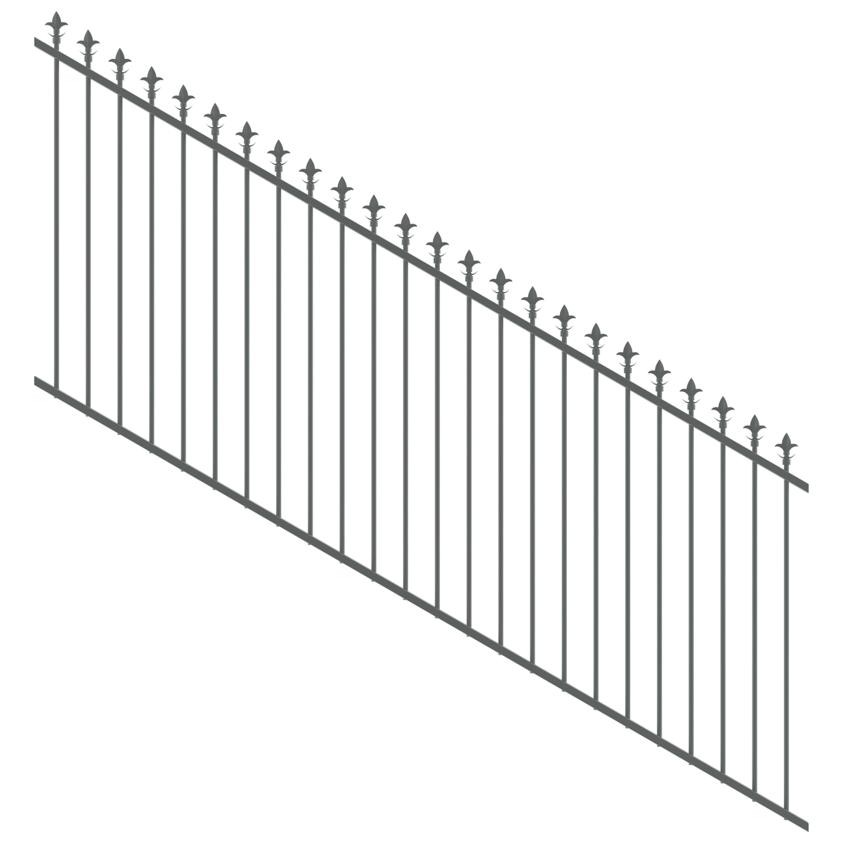 ProtectorAl 1201-2400W x 1200H Monument Spear Top Pool Fence Panel ...