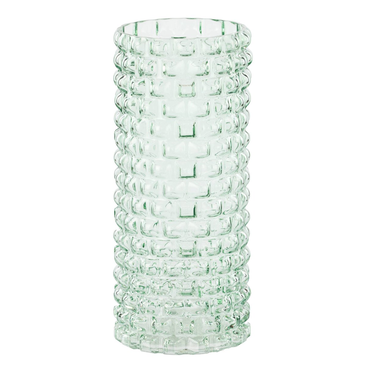 Amalfi Pixie Glass Bubble Vase Large Green 13x13x30cm - Bunnings Australia
