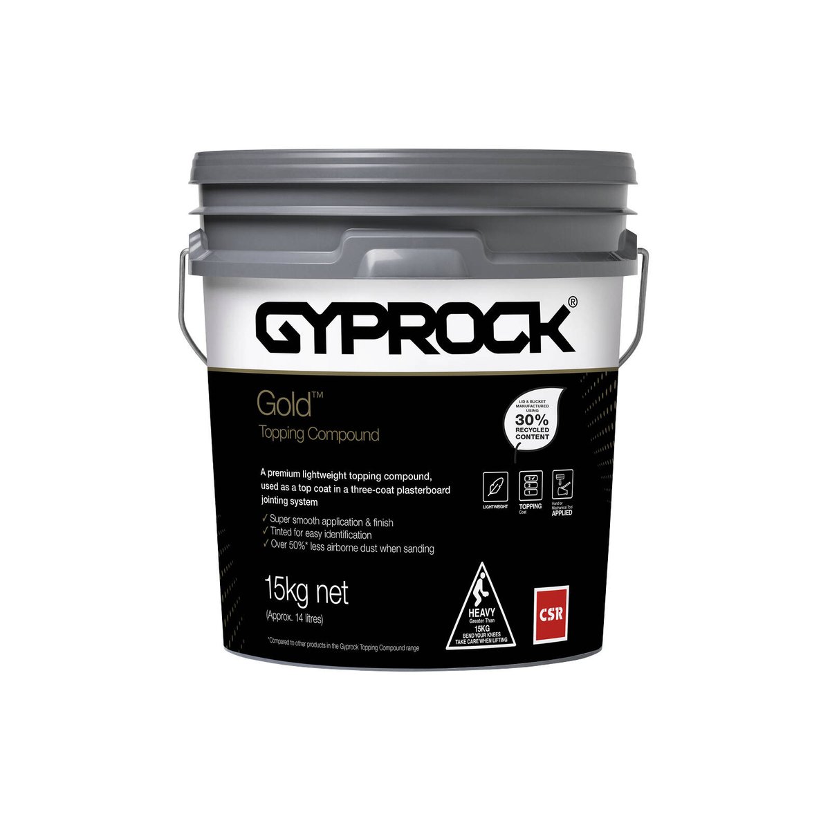 Gyprock 15kg Gold Topping Compound - Bunnings Australia