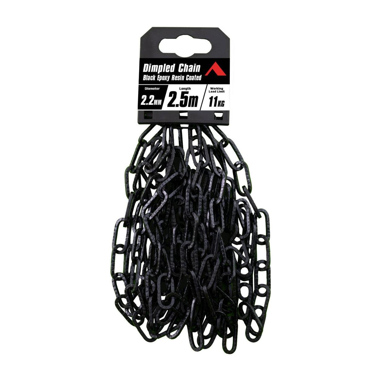 Pinnacle 2.2mm x 2.5m Black Matte Dimpled Chain - Bunnings Australia