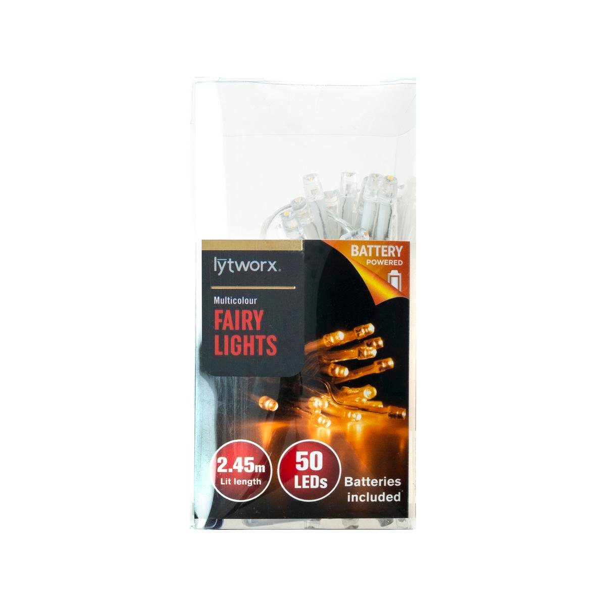 Lytworx 50 LED Warm White Battery Operated Fairy Lights - Bunnings ...