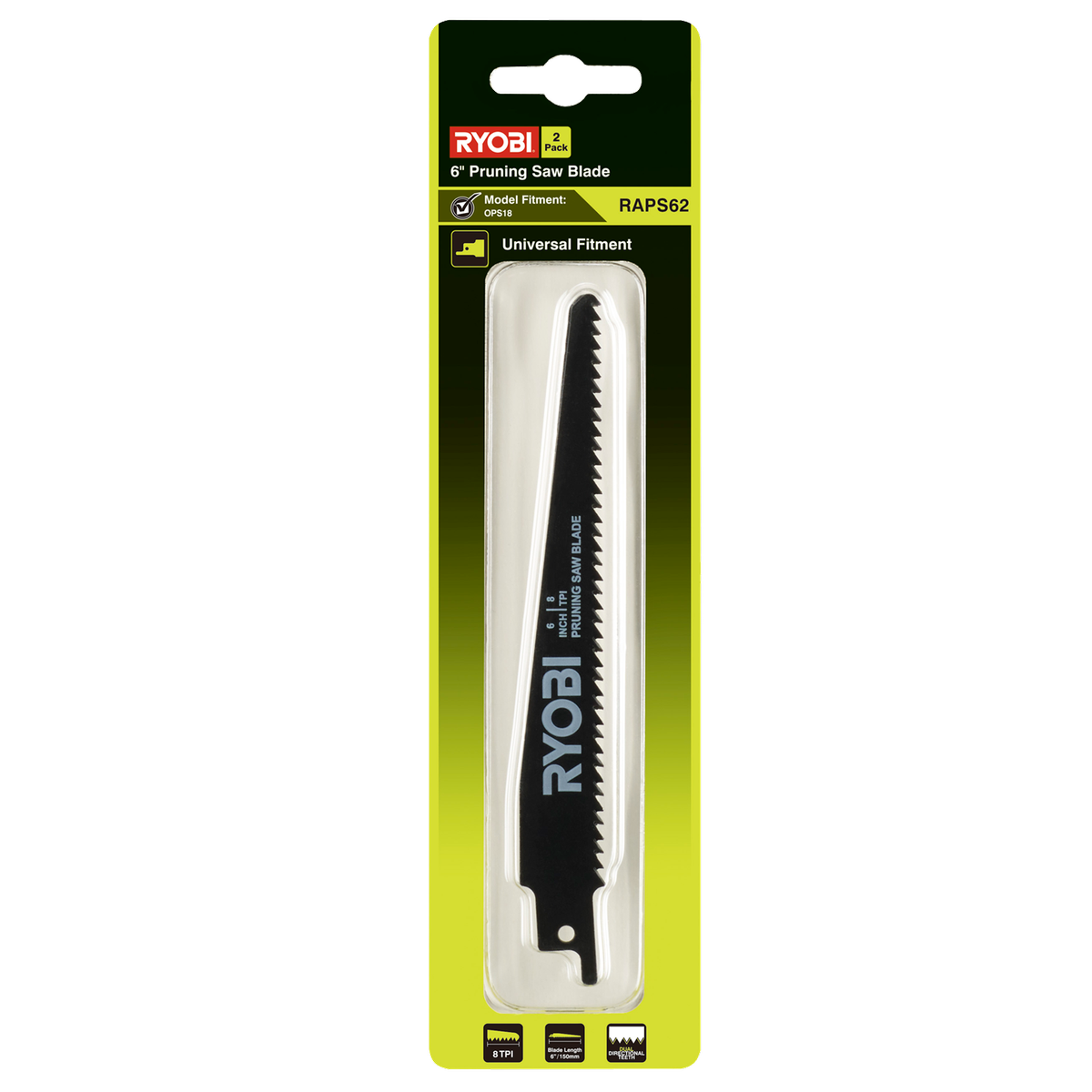 Ryobi 152mm Pruning Saw Blade - 2 Pack - Bunnings Australia