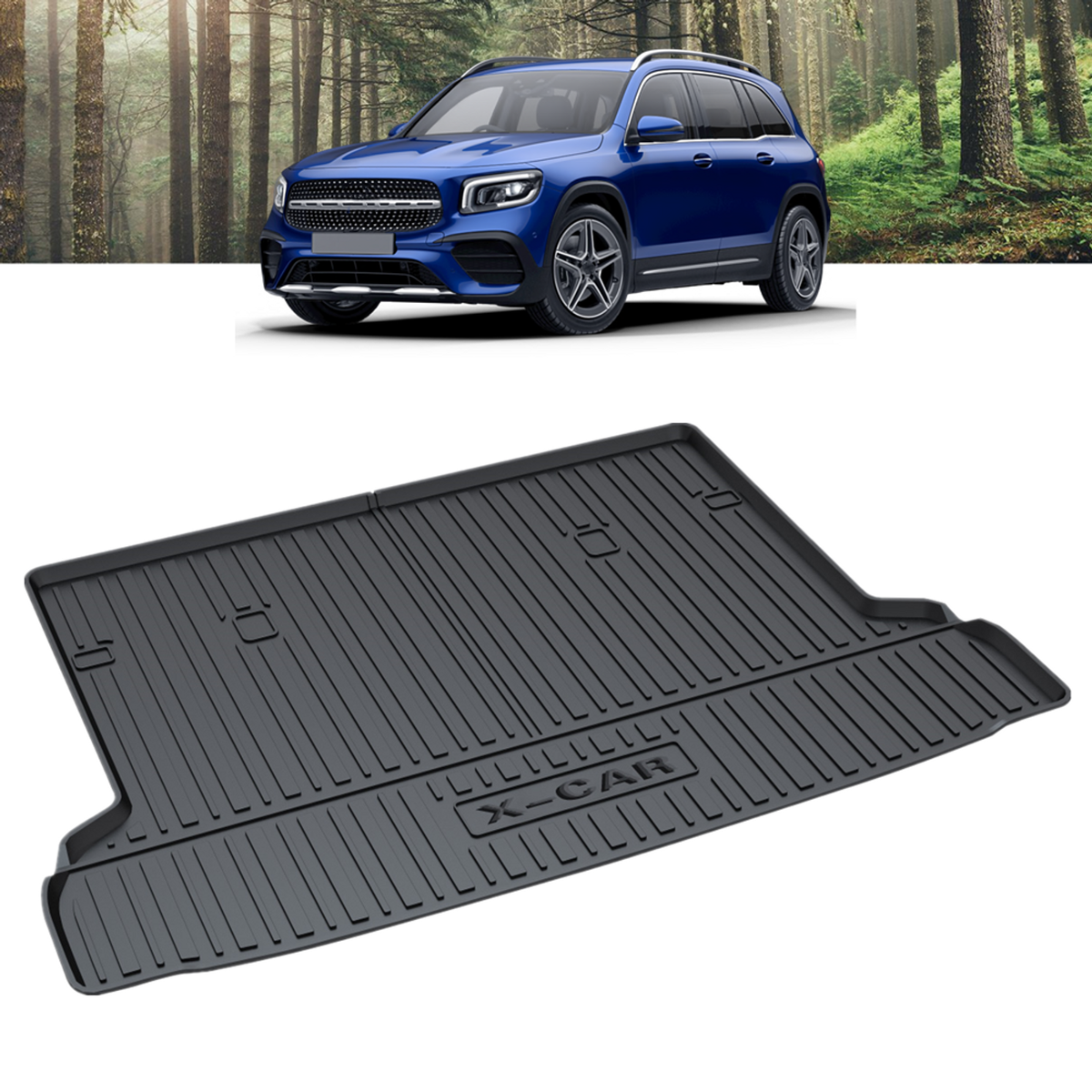Trunk Cargo Mat Boot Liner Luggage Tray Fit Mercedes-Benz GLB 250/GLB ...