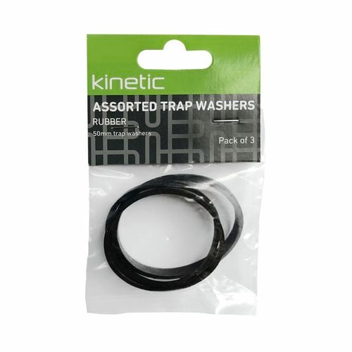 Kinetic 50mm Assorted Trap Washers - 3 Pack - Bunnings Australia